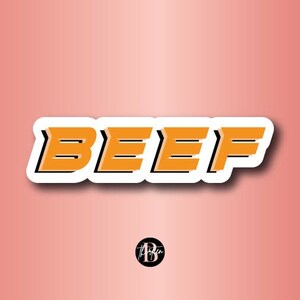 Beef Sticker - Etsy