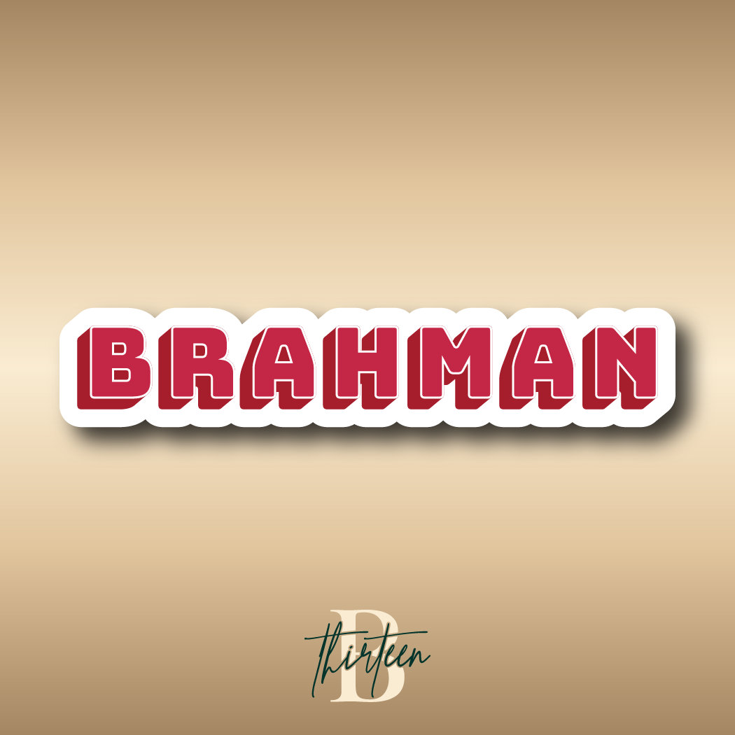 Brahman Sticker - Etsy