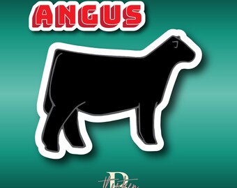 Angus Heifer Sticker Pack - Etsy