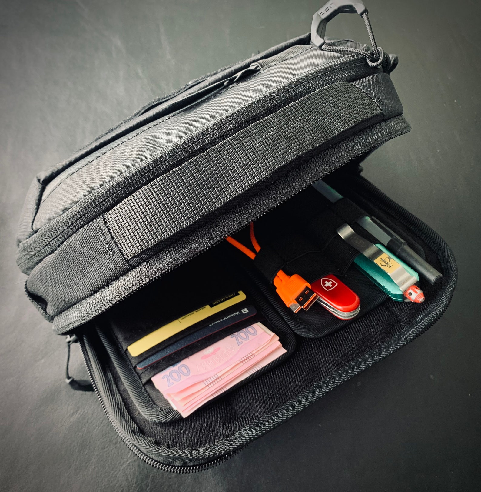 Set of 3 Velcro Organizers EDC Pocket Organizer EDC Pouch EDC - Etsy