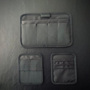 Set of 3 Velcro Organizers EDC Pocket Organizer EDC Pouch EDC - Etsy