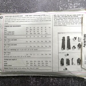 1970's Vintage Sewing Pattern Simplicity 9160 Misses Dress and Unlined ...