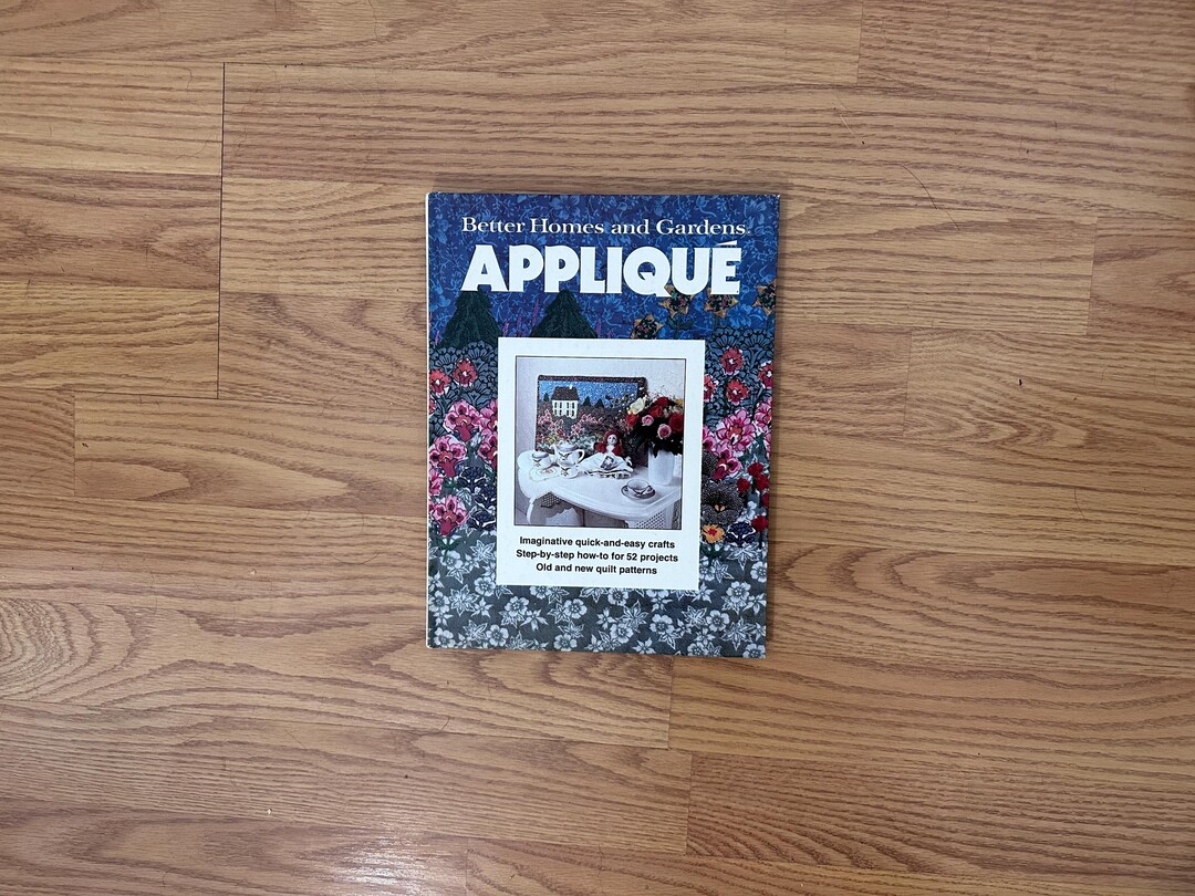 Vintage Appliqué Quilt Pattern Book: 52 Sewing & Craft Projects - Etsy