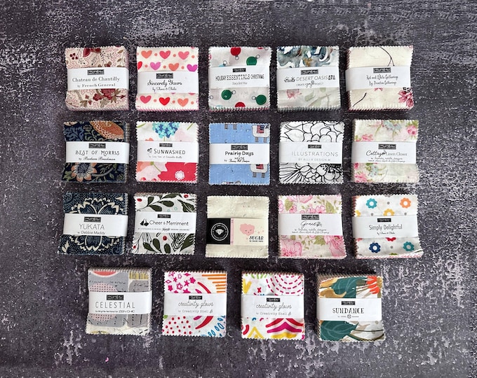 LAST ONE!! Mini Charm Packs 2.5" X 2.5" Fabric Squares That You Can Use ...