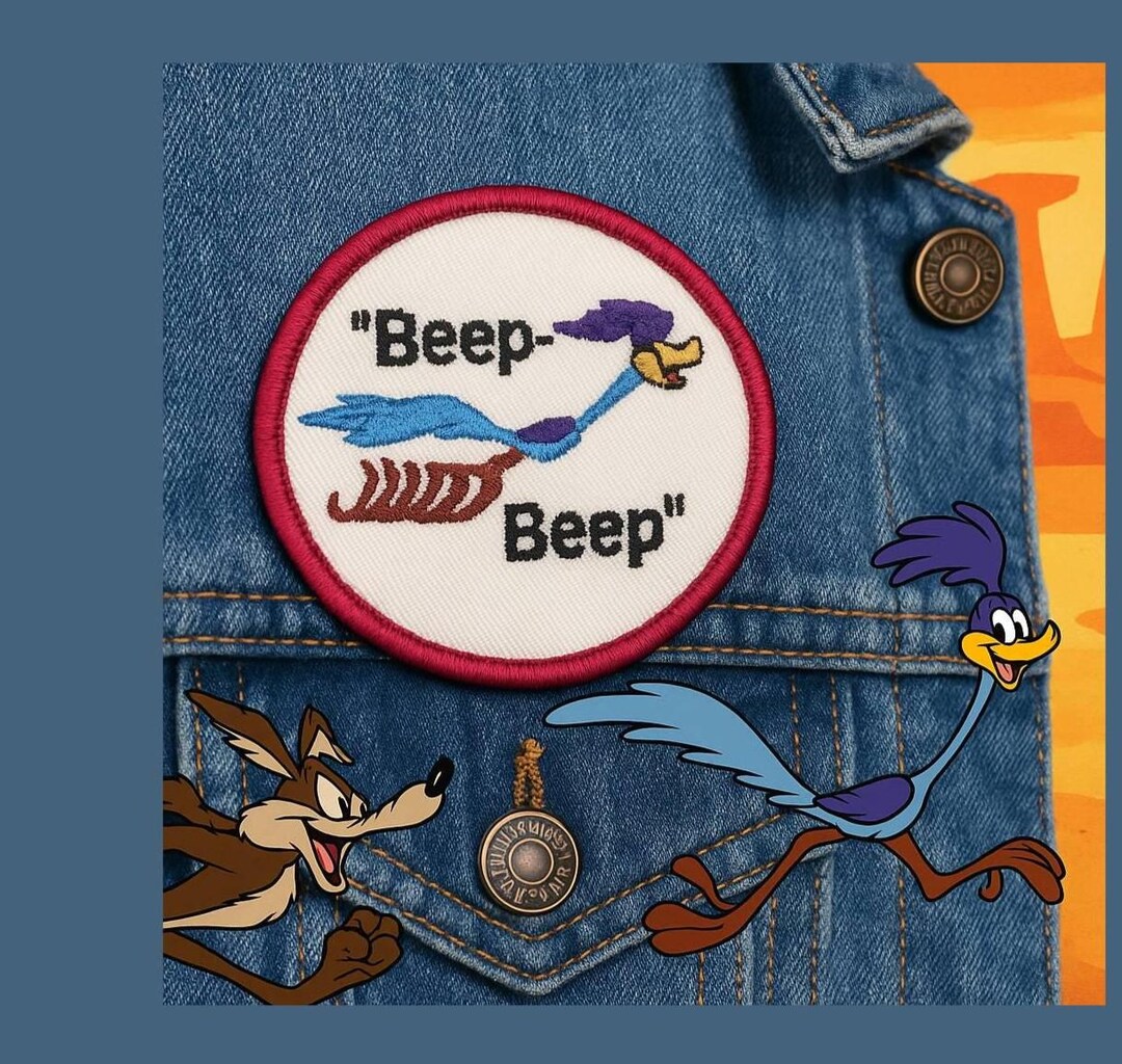 Vintage 1970s Road Runner Patch: Looney Tunes Iron-on Collectible - Etsy