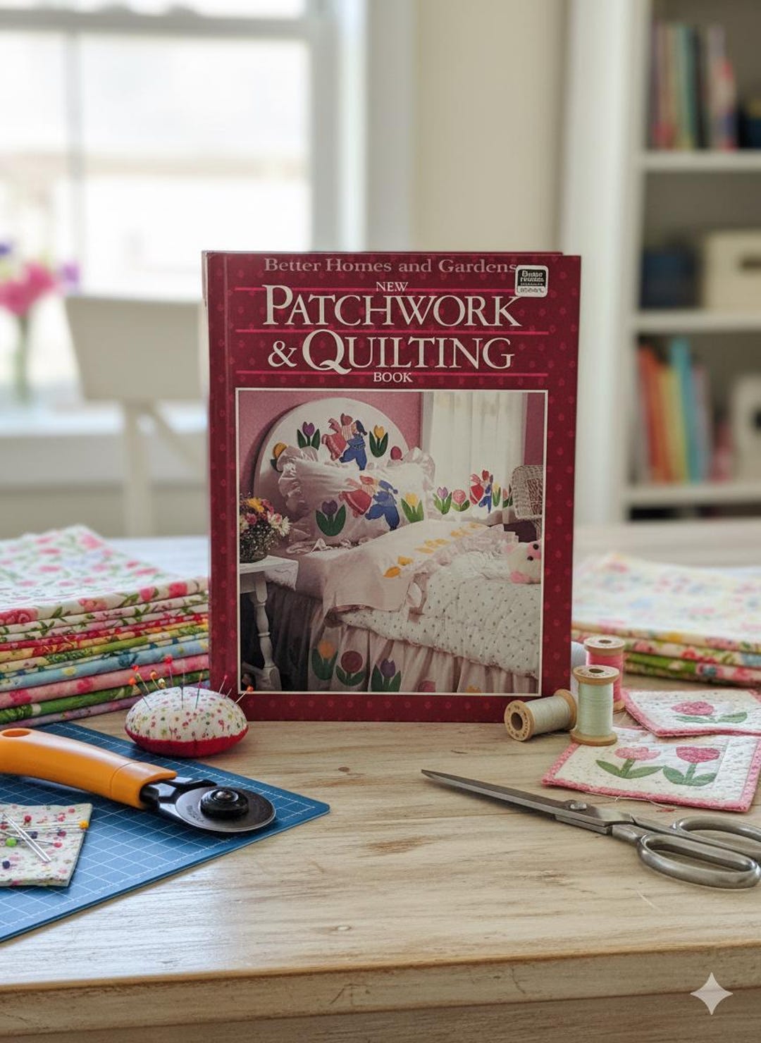 Vintage 1980s Patchwork & Quilting Book • Appliqué Designs - Etsy