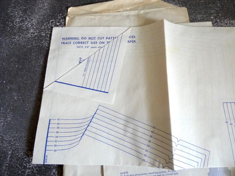 1967 Vintage Shell Sewing Pattern: Stretch & Sew, Sizes 28-42 - Etsy