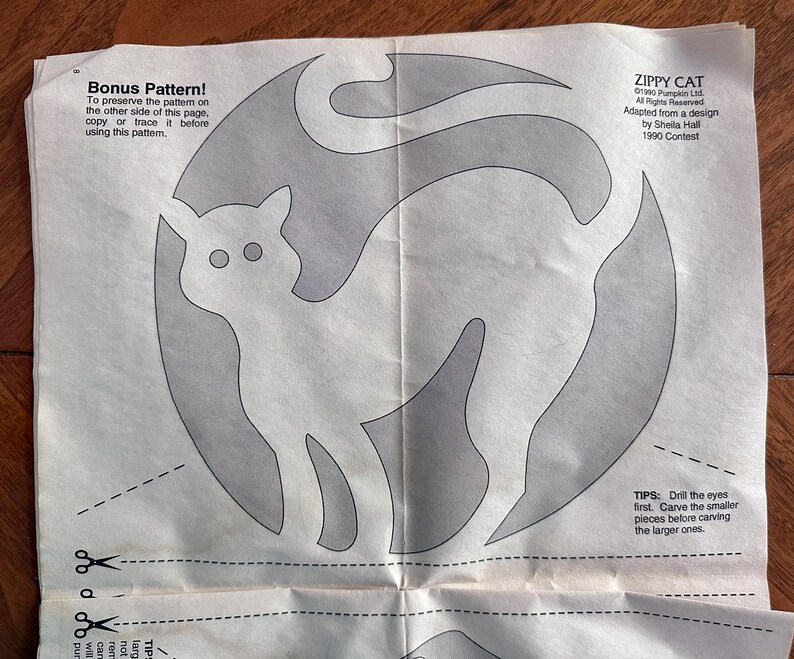 Vintage 1994 Pumpkin Masters Pattern & Instruction Book – Halloween ...