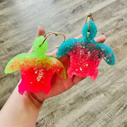 Sea Turtle Personalized Car Coasters Set of 2 Customized | Etsy