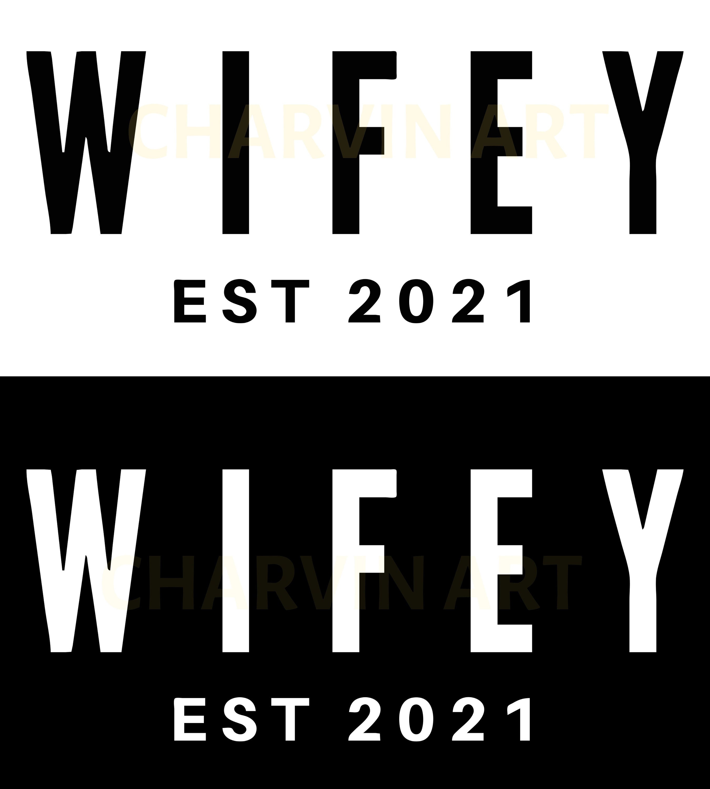 Wifey Est 2010 - 2021 Svg Png Files in Black & White Bundle - Etsy