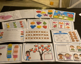 Pre K Busy Book - Etsy