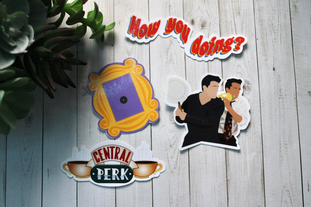 Friends Sticker Pack- Friends TV Show- Friends Sticker- Laptop/ Water ...