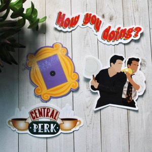 Friends Sticker Pack- Friends TV Show- Friends Sticker- Laptop/ Water ...
