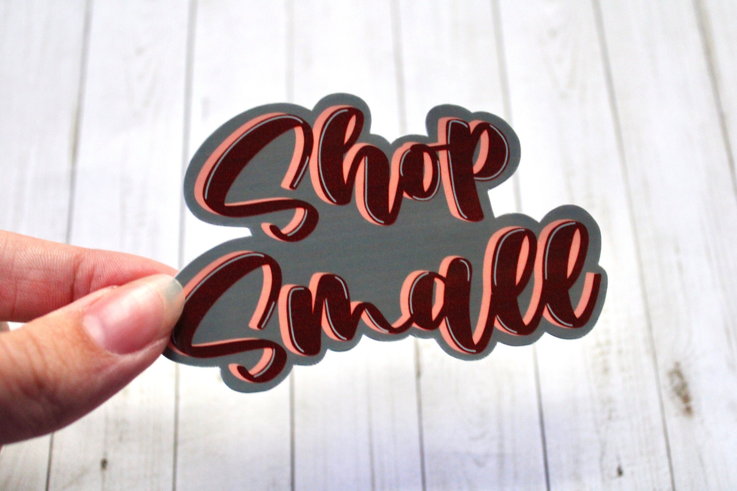 Shop Small Sticker- Small Business- Support Small Business- Laptop ...