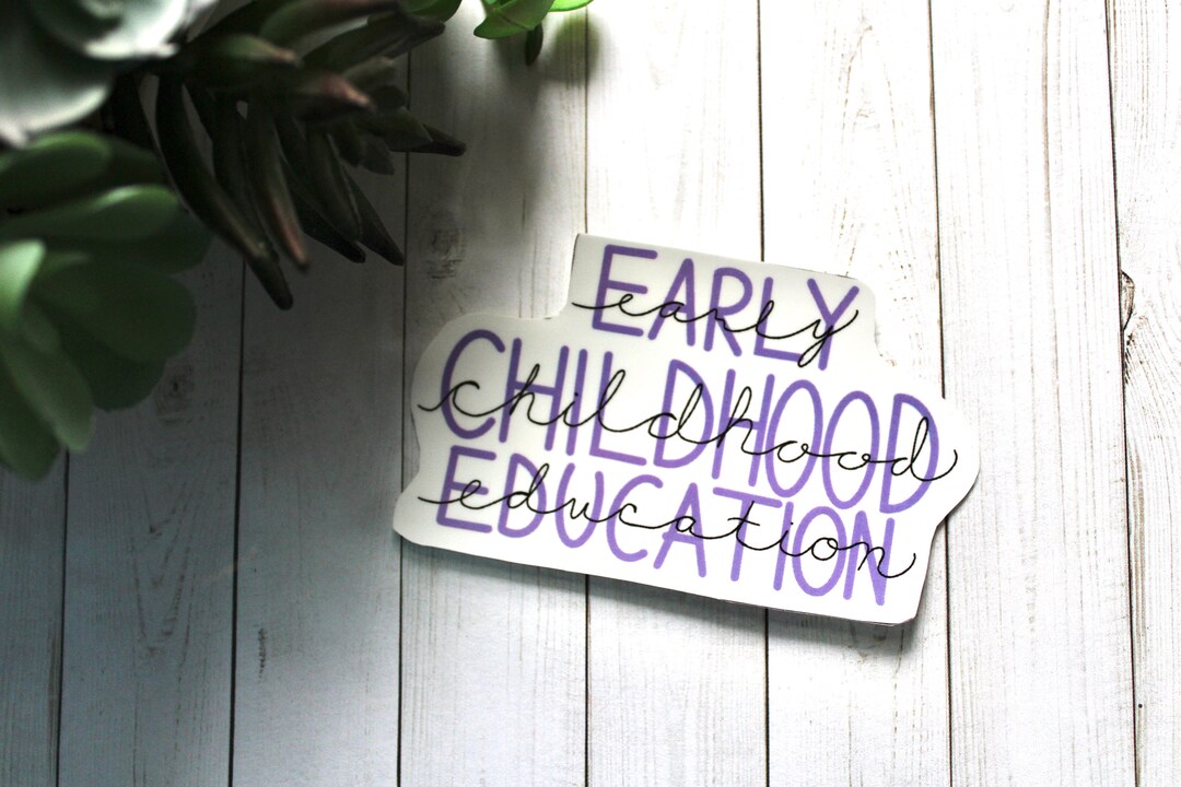 Early Childhood Education Sticker College Sticker Laptop/ - Etsy
