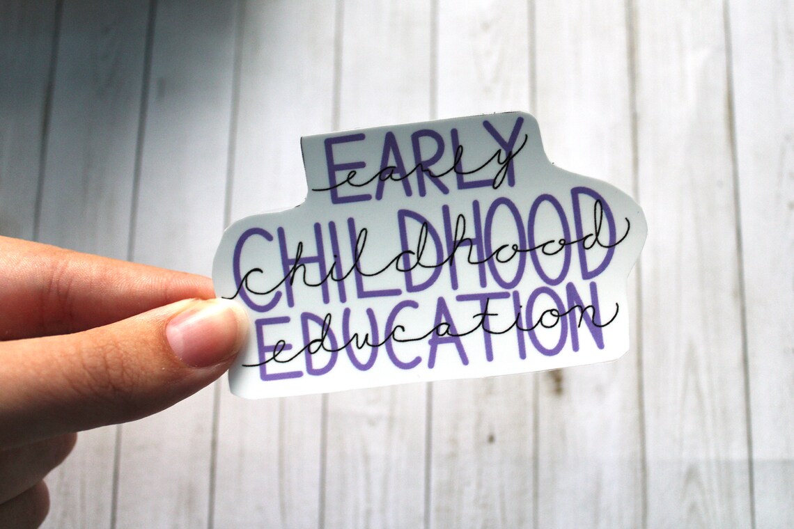 Early Childhood Education Sticker College Sticker Laptop/ - Etsy