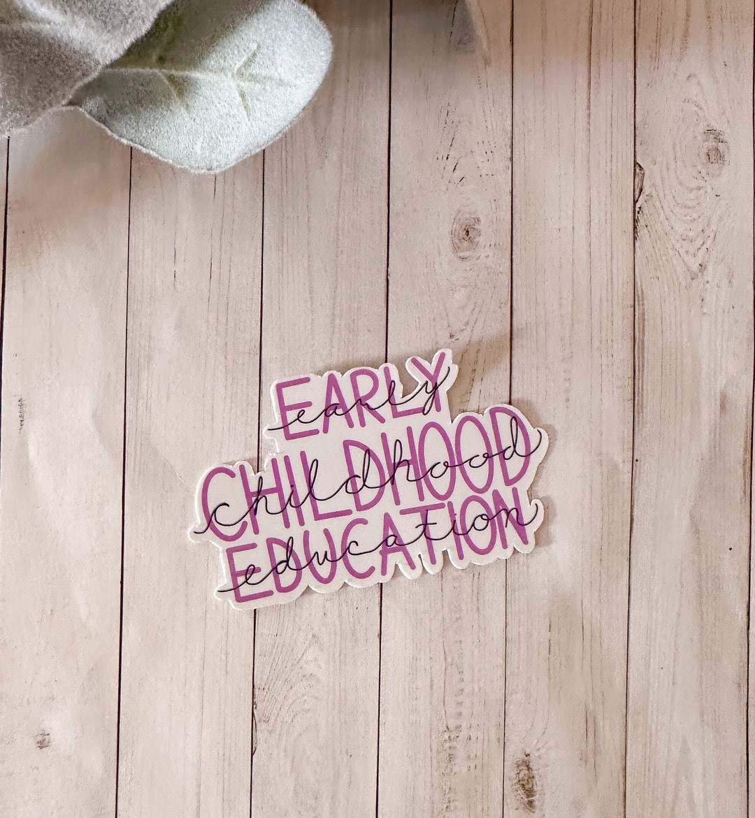 Early Childhood Education Sticker- College Sticker- Laptop/ Water ...
