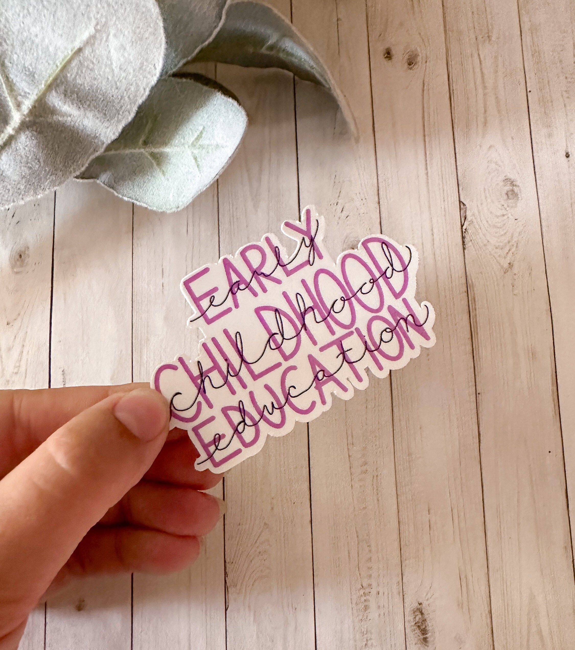 Early Childhood Education Sticker - Waterproof Laptop Decal - Etsy