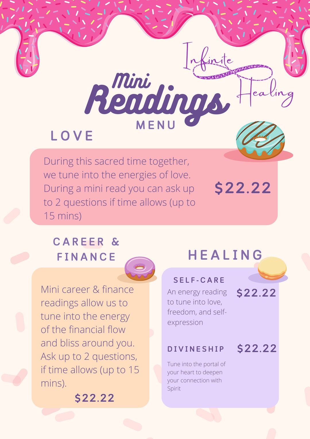 Mini Readings - Etsy