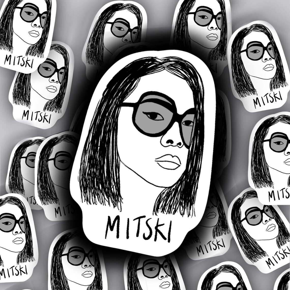 Mitski sticker | Etsy