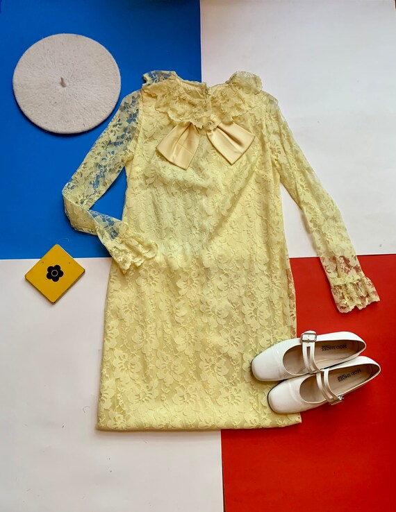 Yellow 60s dress - Gem