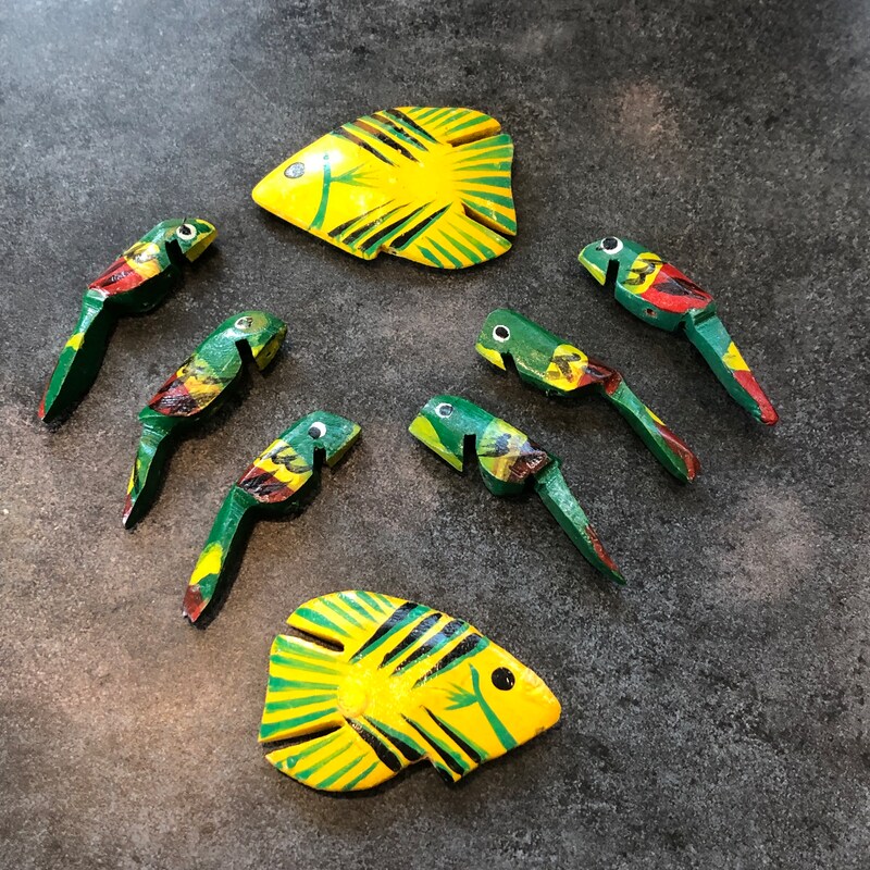Hand Painted Parrot - Etsy