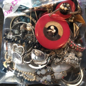 Lot 230: 5lbs. Crafting Junk Lot for Jewelry Making Re-purpose Beads ...