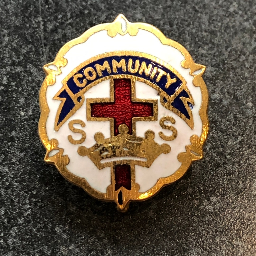 Pin Uncas Crown & Cross Sunday School 1st Year Perfect Attendance ...