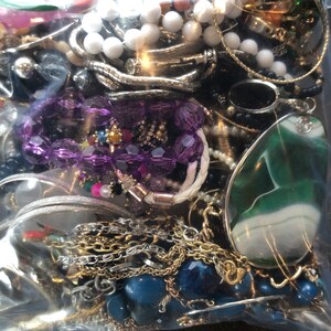 Lot 230: 5lbs. Crafting Junk Lot for Jewelry Making Re-purpose Beads ...