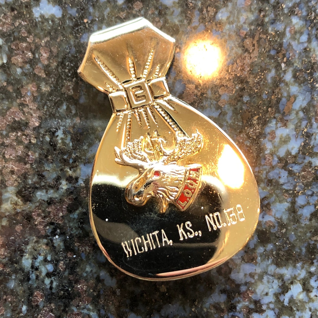 Money Clip Vintage Moose Lodge #138 Wichita, KS Gold-tone Men's ...