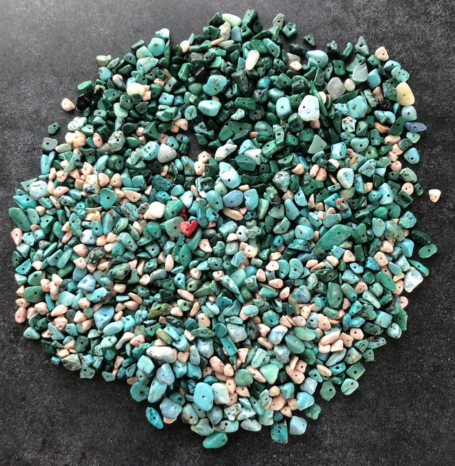 Beads 550+ Assorted Stone Tumbled Small Chips for Crafting - Etsy