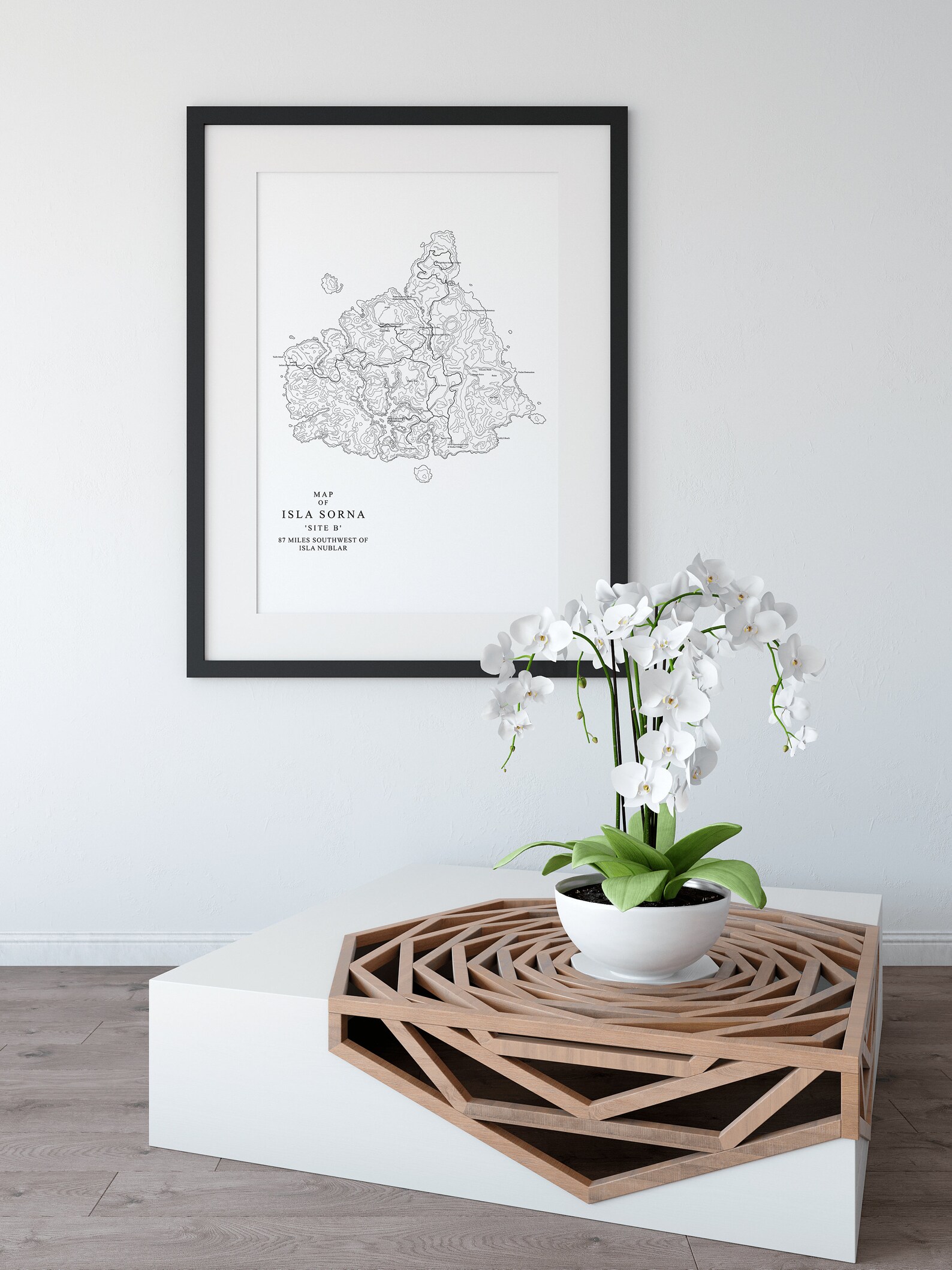 Jurassic Park Isla Sorna Map Poster Isla Sorna Site B Map - Etsy