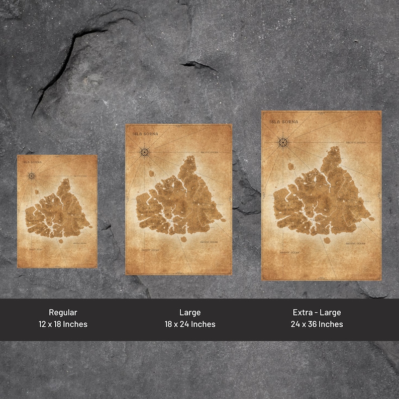 Jurassic Park Isla Sorna Map Poster Isla Sorna Site B Map - Etsy España