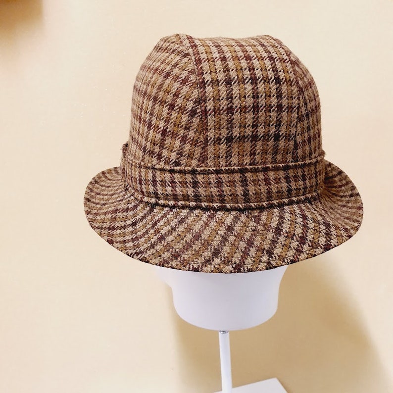 Vintage Tweed Deer Stalker Hat, English Country Style (small 22") - Etsy