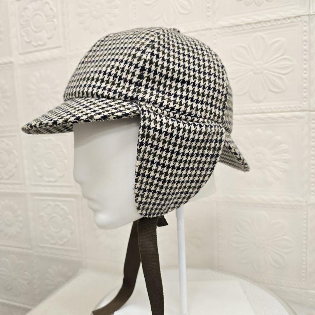 Vintage 1960s Herringbone Pattern WOOL Noble Made in England Hunting ...