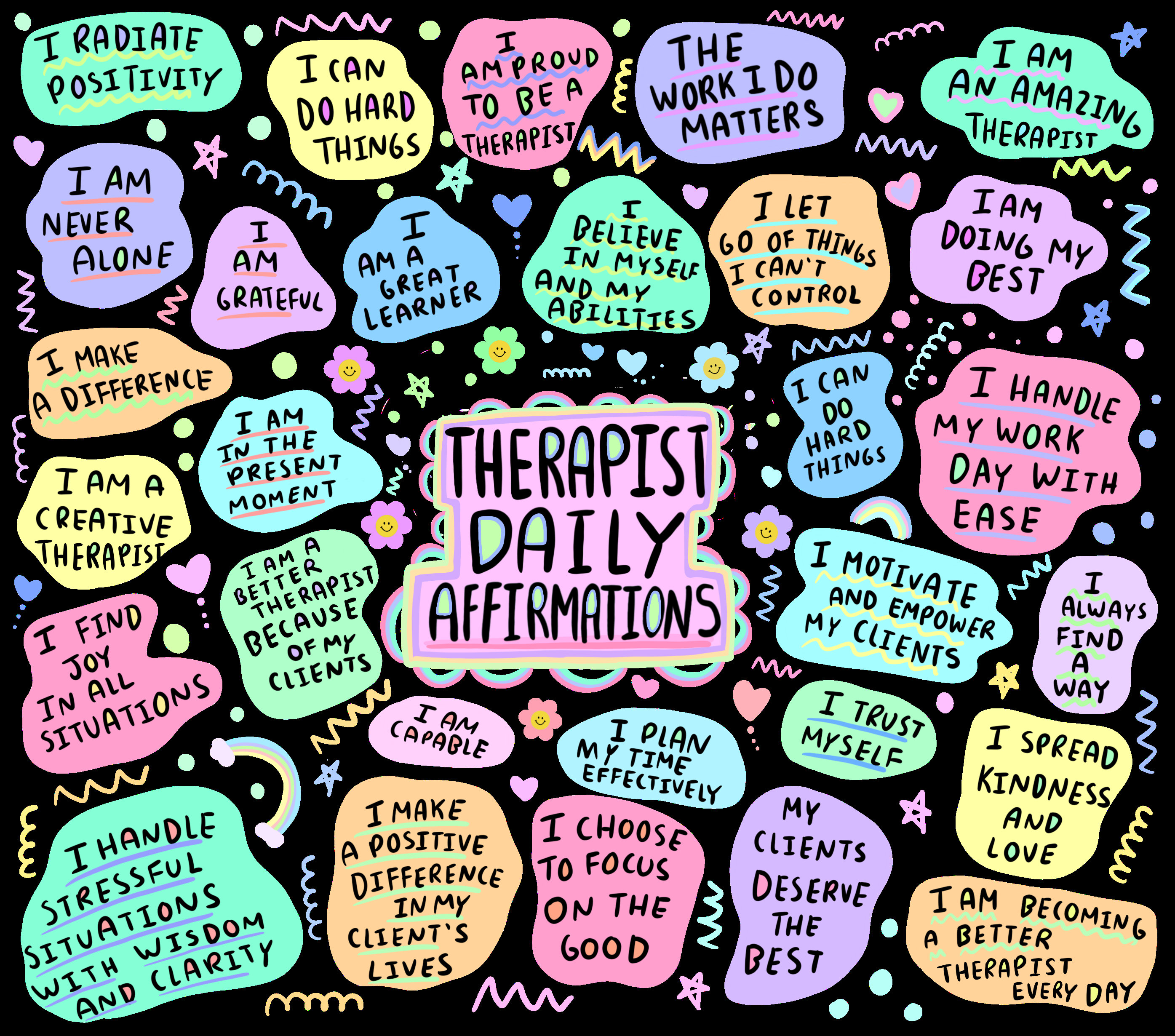 Positive Affirmations Tumbler, Daily Affirmations Tumbler, Therapist ...