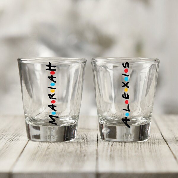 Best Friend Shot Glasses - Etsy
