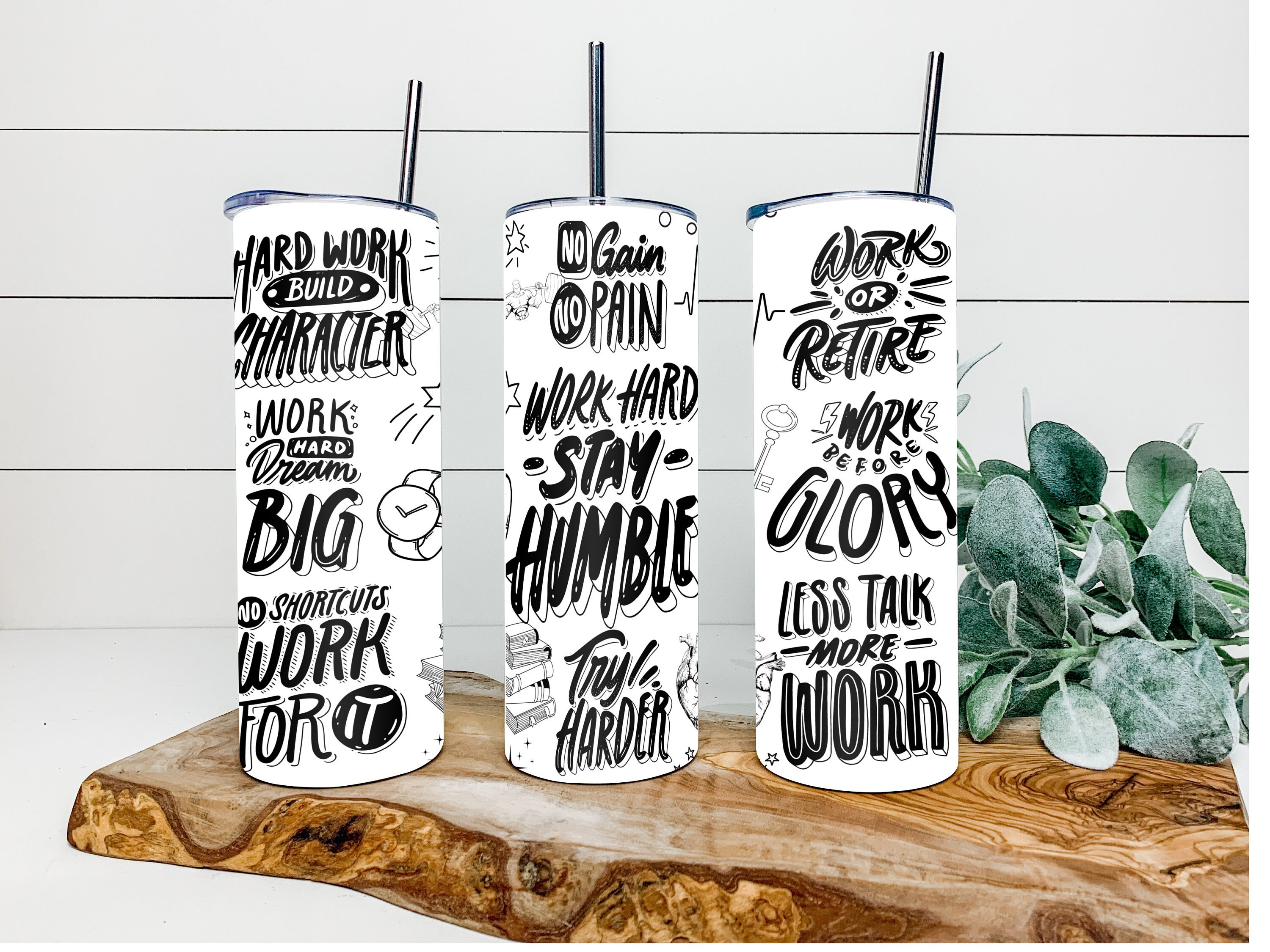 Motivational Tumbler, Daily Affirmations Tumbler, Daily Reminder ...