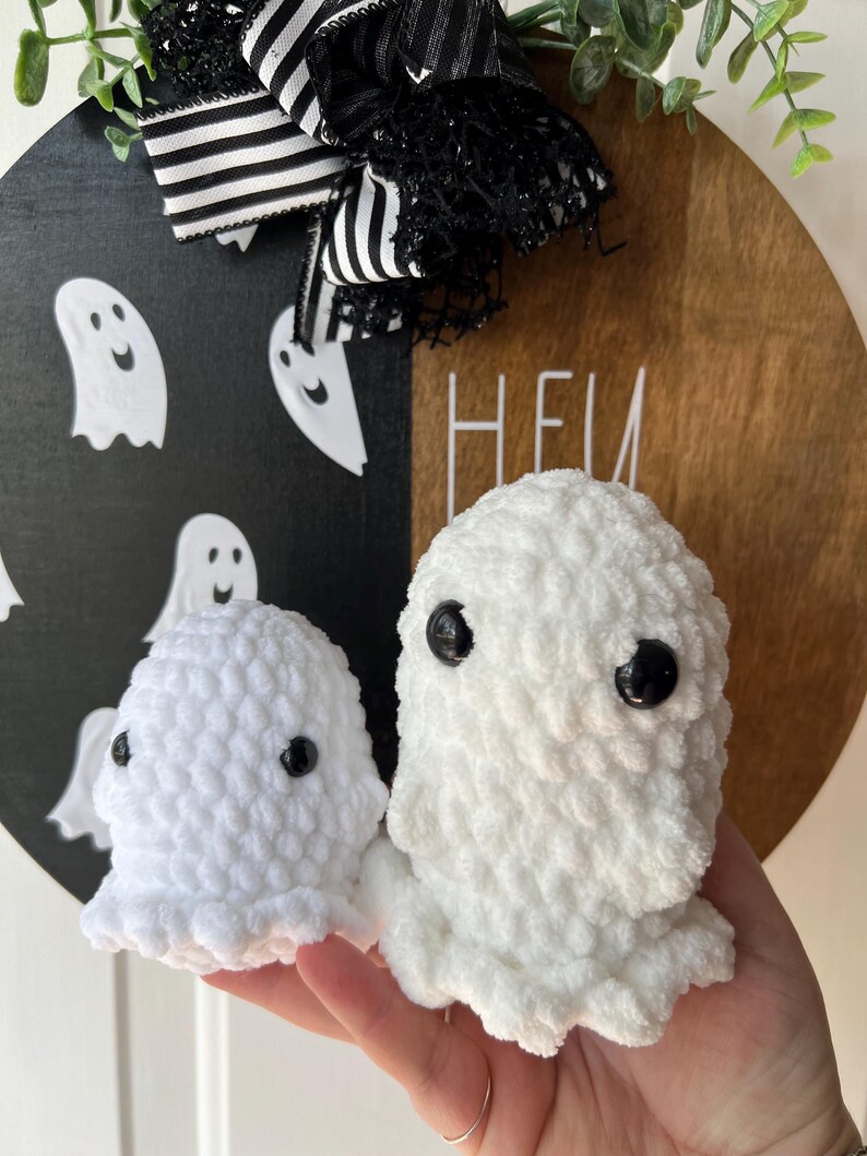 Crochet Ghost | Ghost Plushie | Crochet Ghost Plush | Stuffed Ghost ...