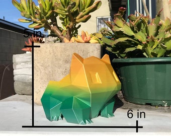 Rainbow Bulbasaur - Etsy