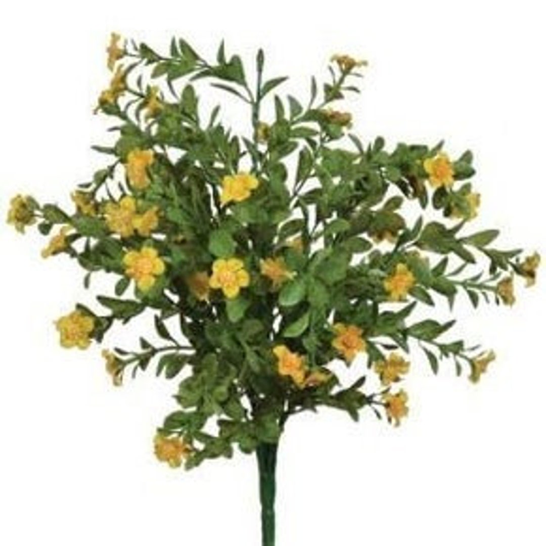 Filler Bush Yellow Floral for Spring Summer Fall Diy Projects, Wedding ...