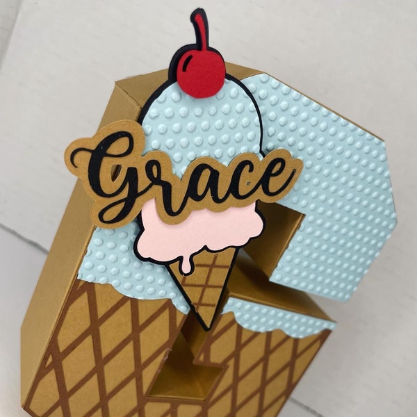 Ice Cream Letters - Etsy