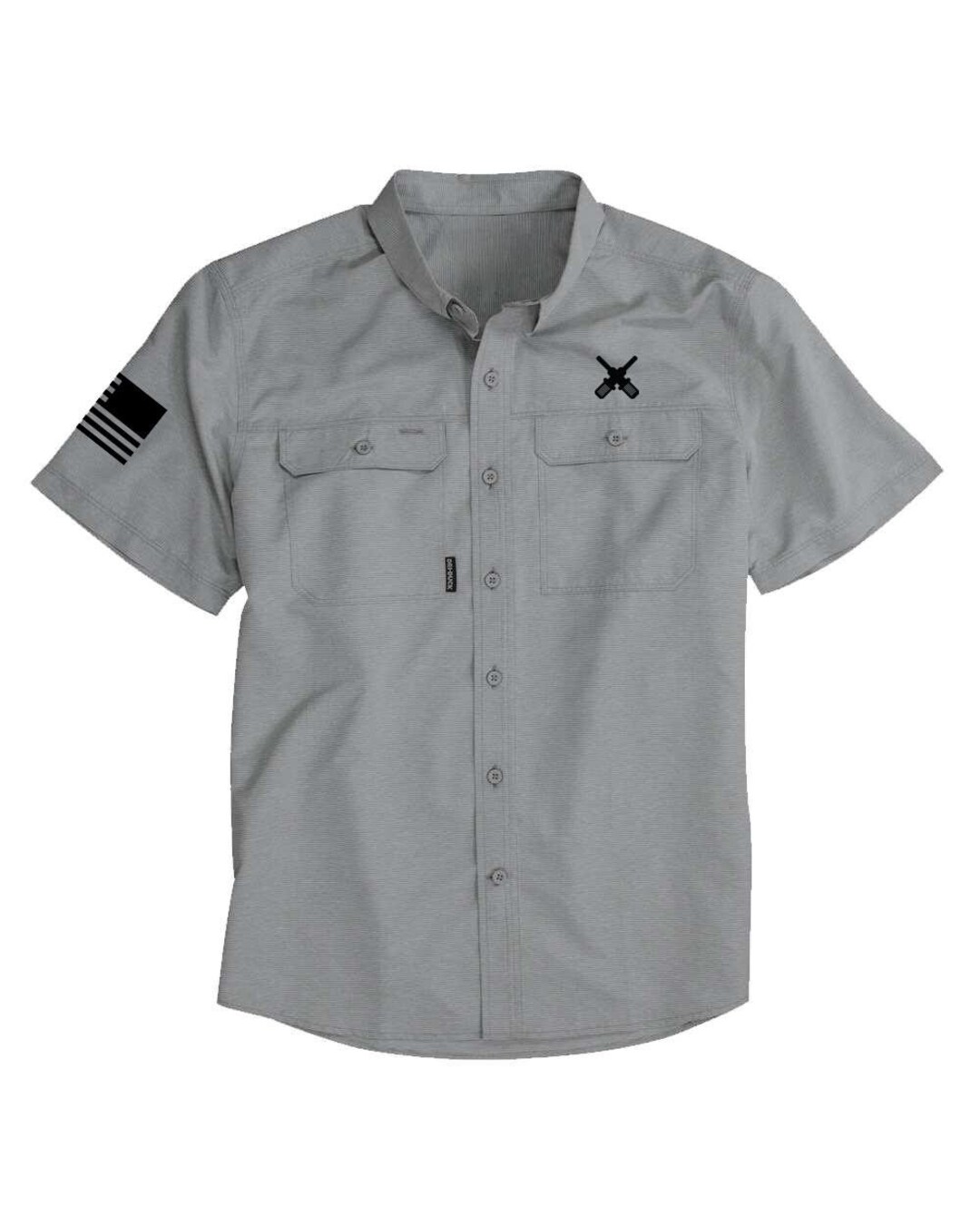 US Navy Gunner's Mate Short Sleeve Woven Button-up - Etsy
