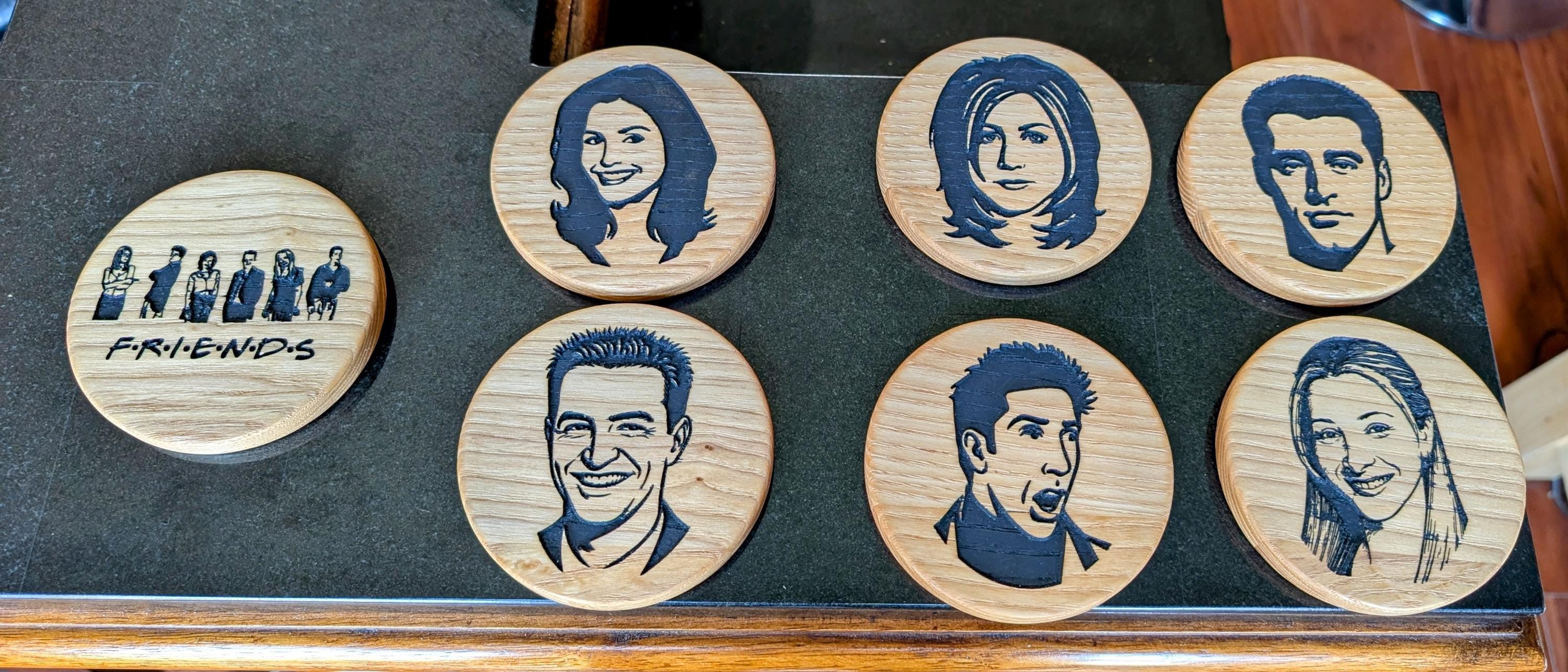 Friends TV Show SVG Design: CNC, Laser Engraving, Coasters (digital ...