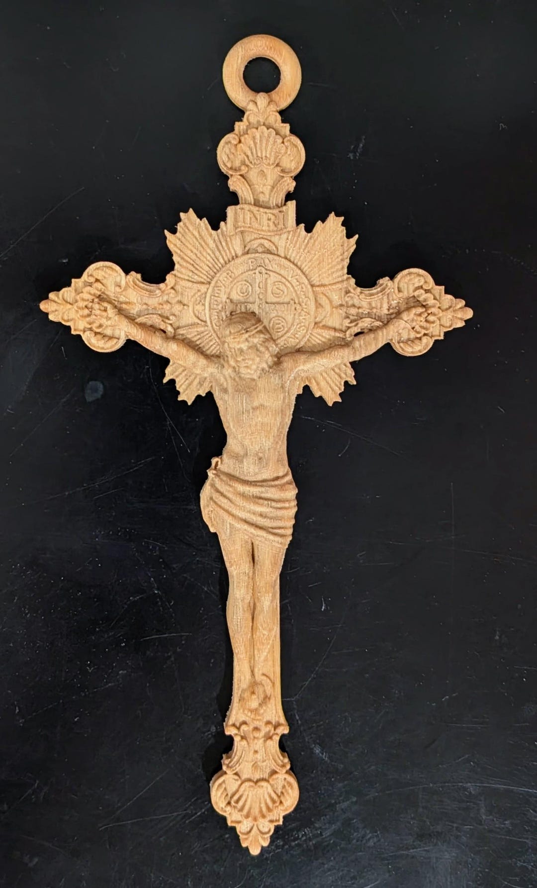 3D Jesus Crucifix STL File: CNC Carving & Printing Model (vectric ...