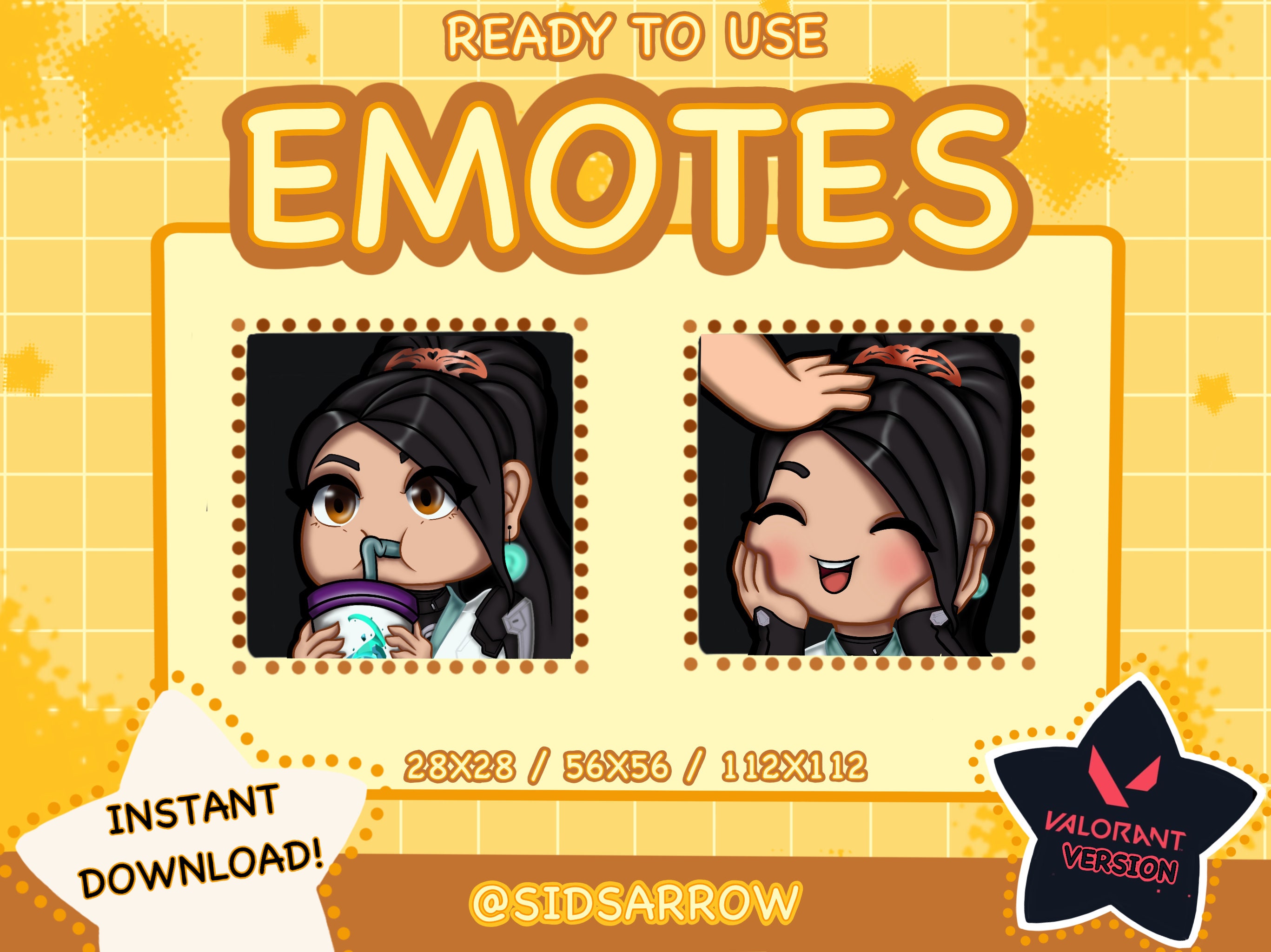 Twitch Emote / Sage Emote Pack 2 / Valorant Sub Emoji für Streamer ...