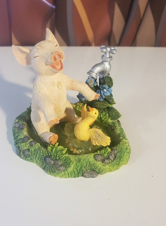 Vintage Hamilton Collection Pigs hog Wash From the - Etsy