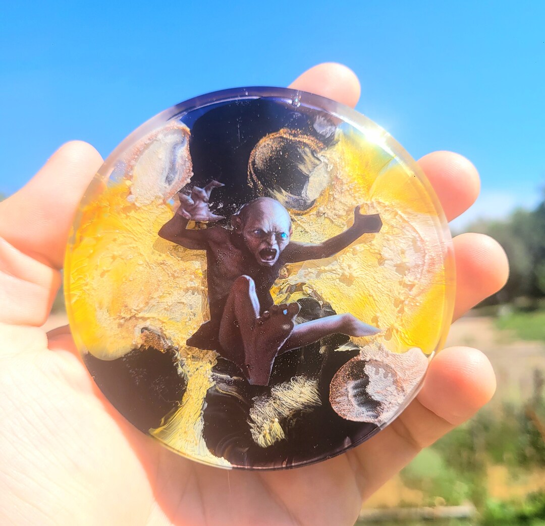 Disc Golf Mini Marker (gollum) Epoxy Resin Placement Holder - Etsy