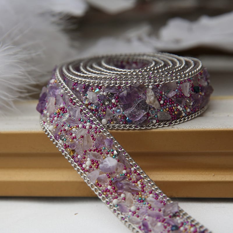 Purple Bridal Belt - Etsy