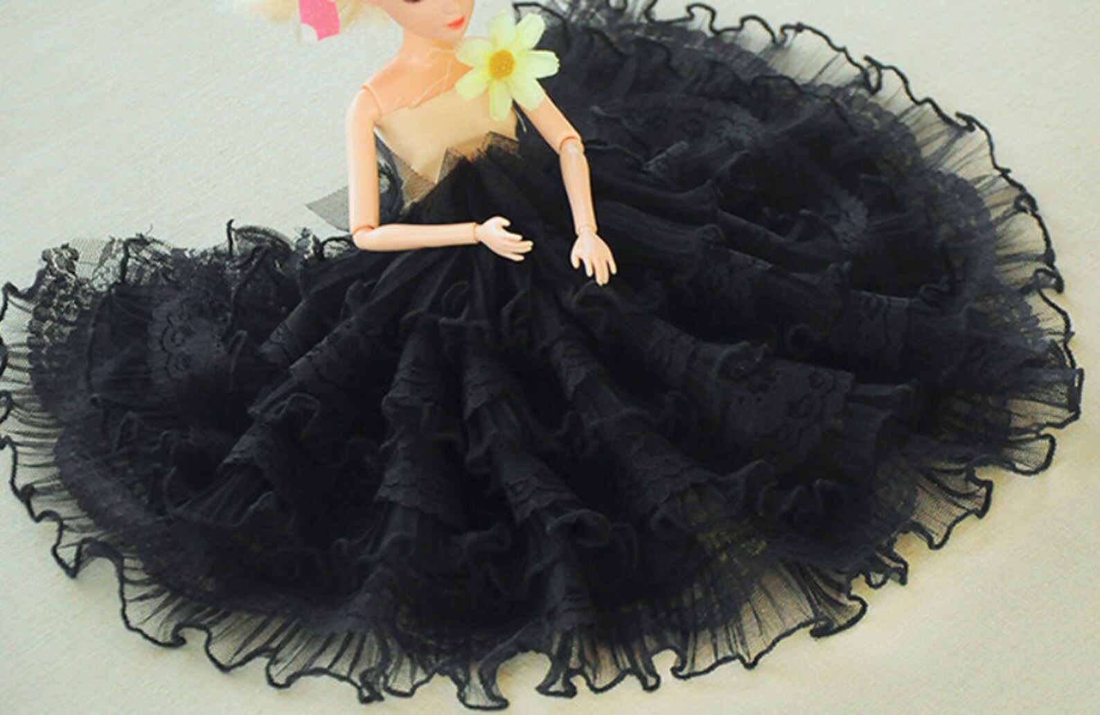 4 Colors Lace Fabric Tutu Tulle Ruffled Floding Lolita Lace - Etsy